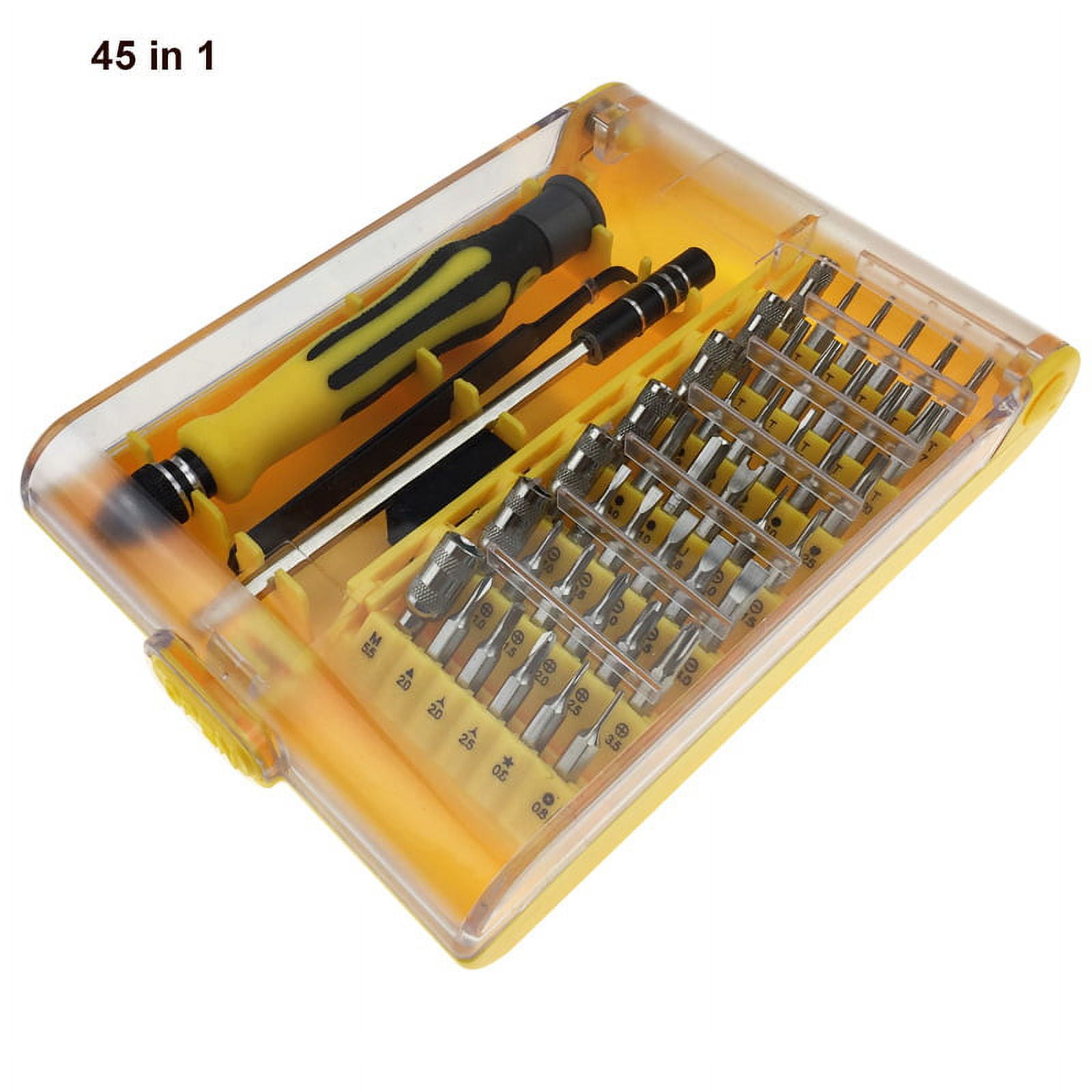 tooloflife 45 in 1 Precision Torx Screw Driver Set with Case Multi ...