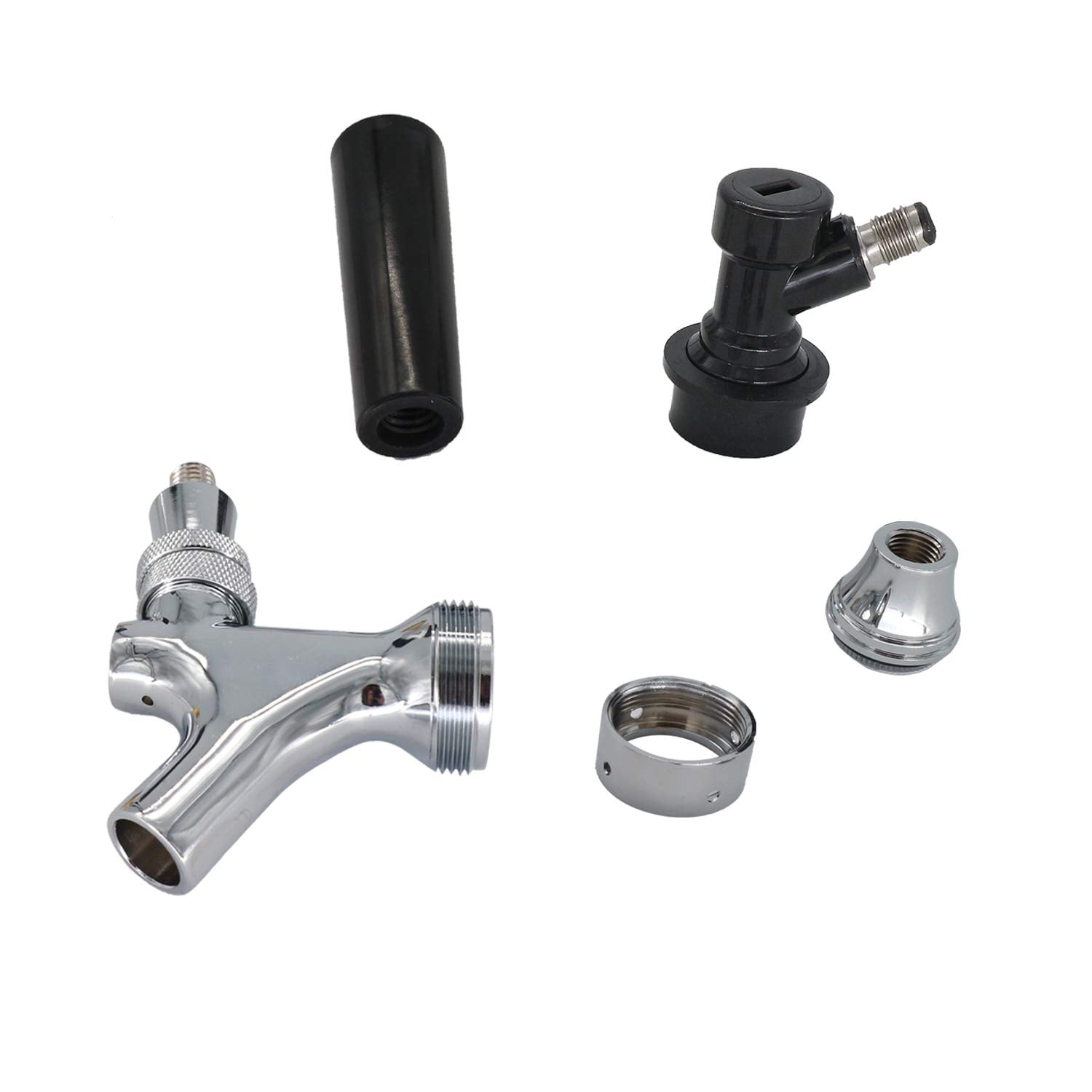 tooloflife Beer Tap with Liquid Ball Lock Stainless Steel Draft Beer ...