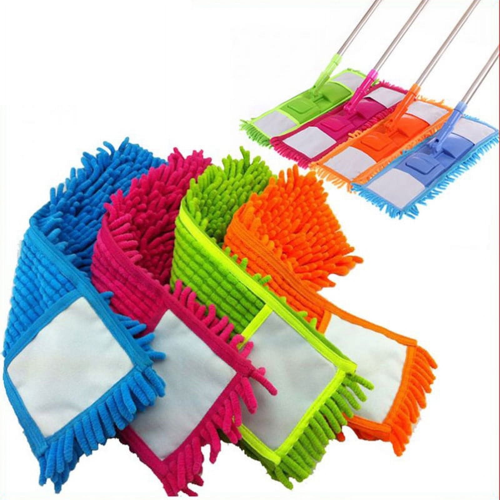 tooloflife Chenille Cleaning Pad Flat Mop for Mopping Sweeping cleaning ...