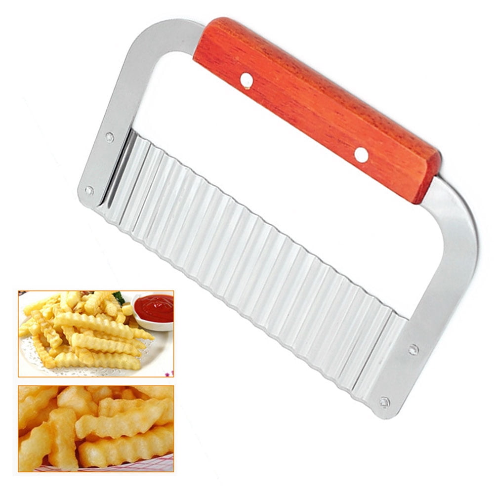 tooloflife Crinkle Potato Cutter Wavy Slicer Cutting for Veggies Fruit ...