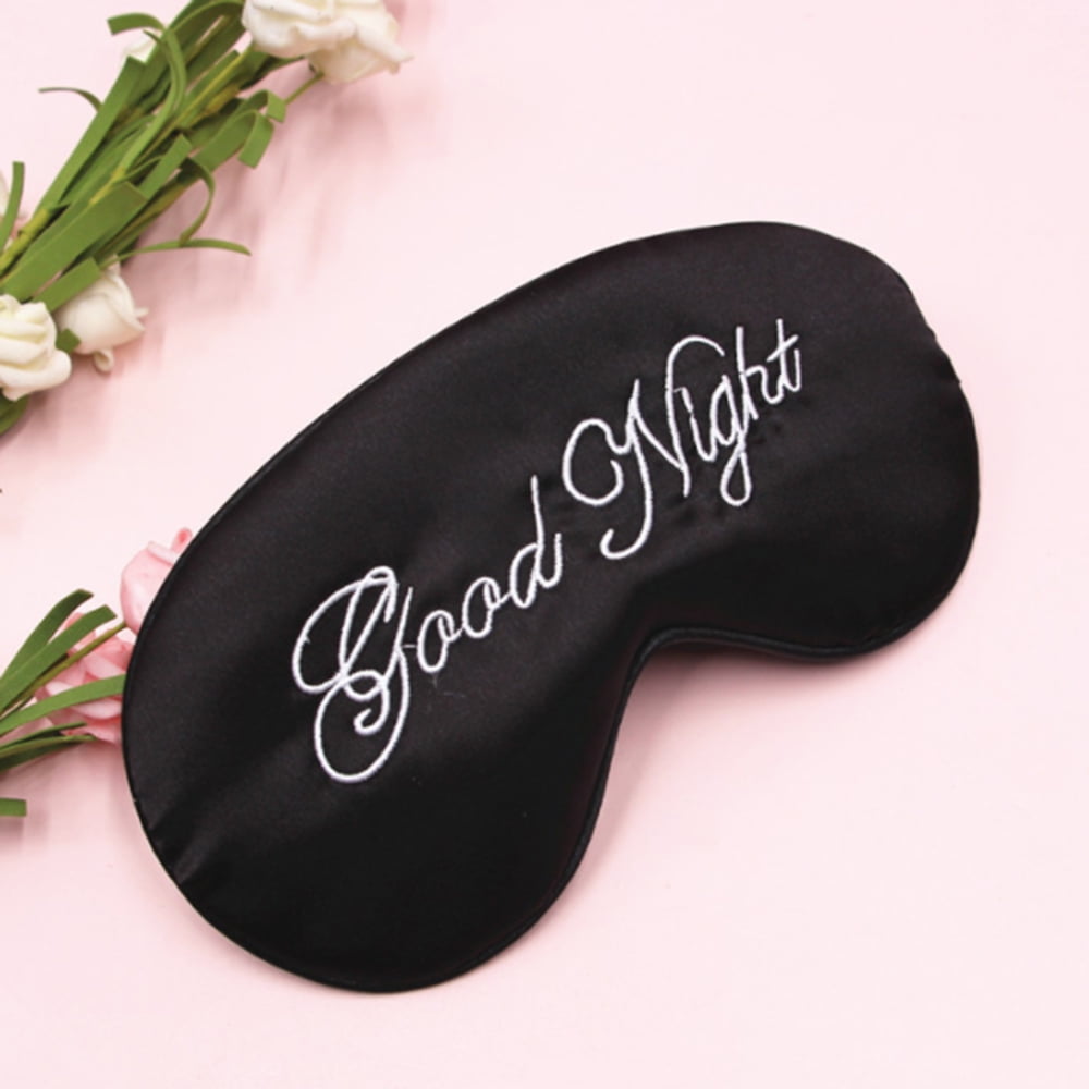 tooloflife Embroidered Eye Mask Breathable and Comfortable for Travel ...