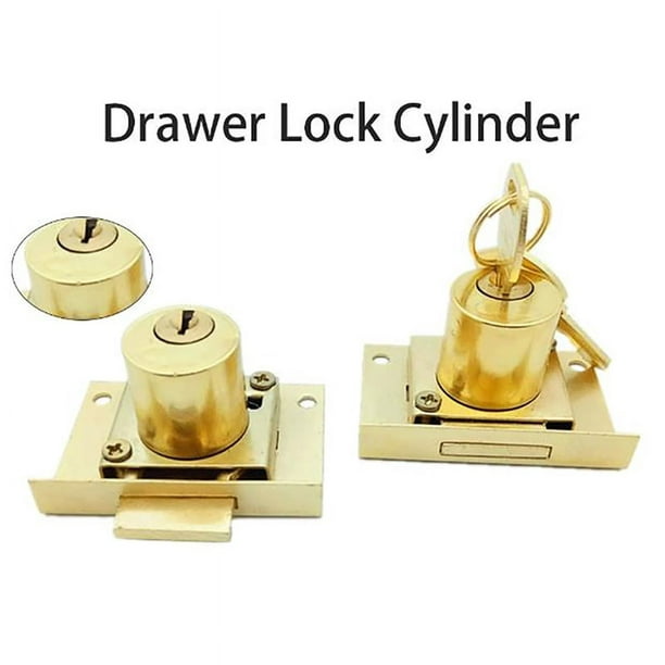 tooloflife Lock with Keys Large Core Drawer Lock for Cupboard Cabinet ...