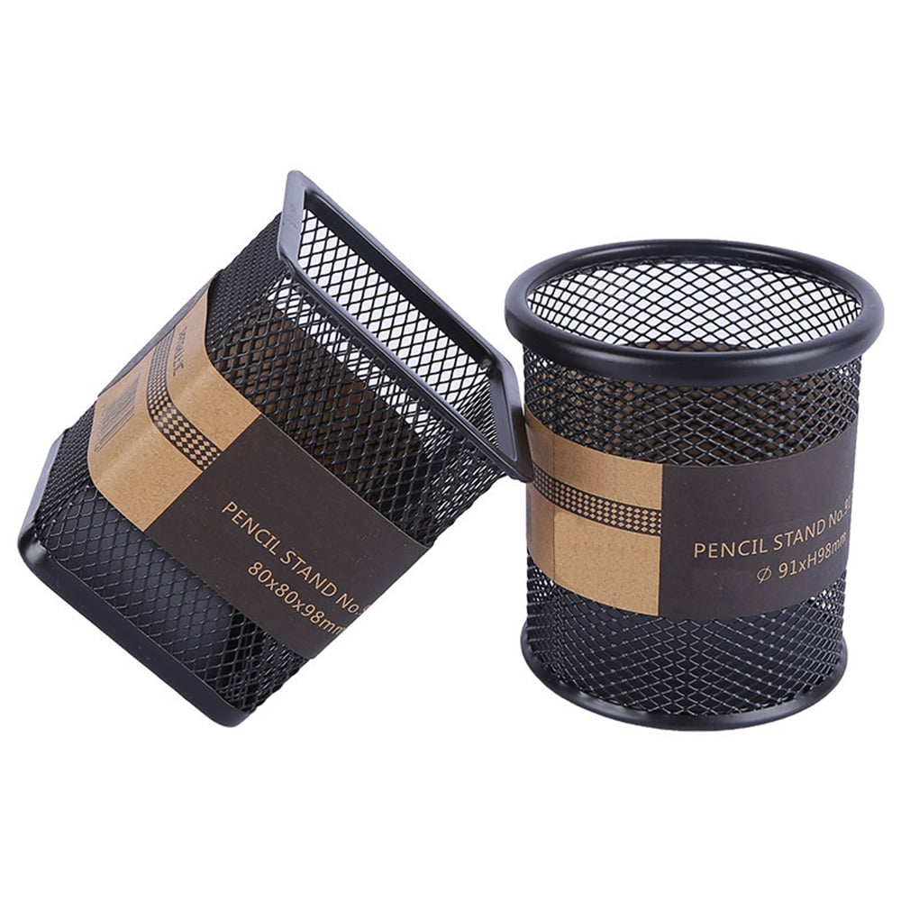 tooloflife Metal Mesh Pen Holder Pens Holder for Desk Office Pen ...