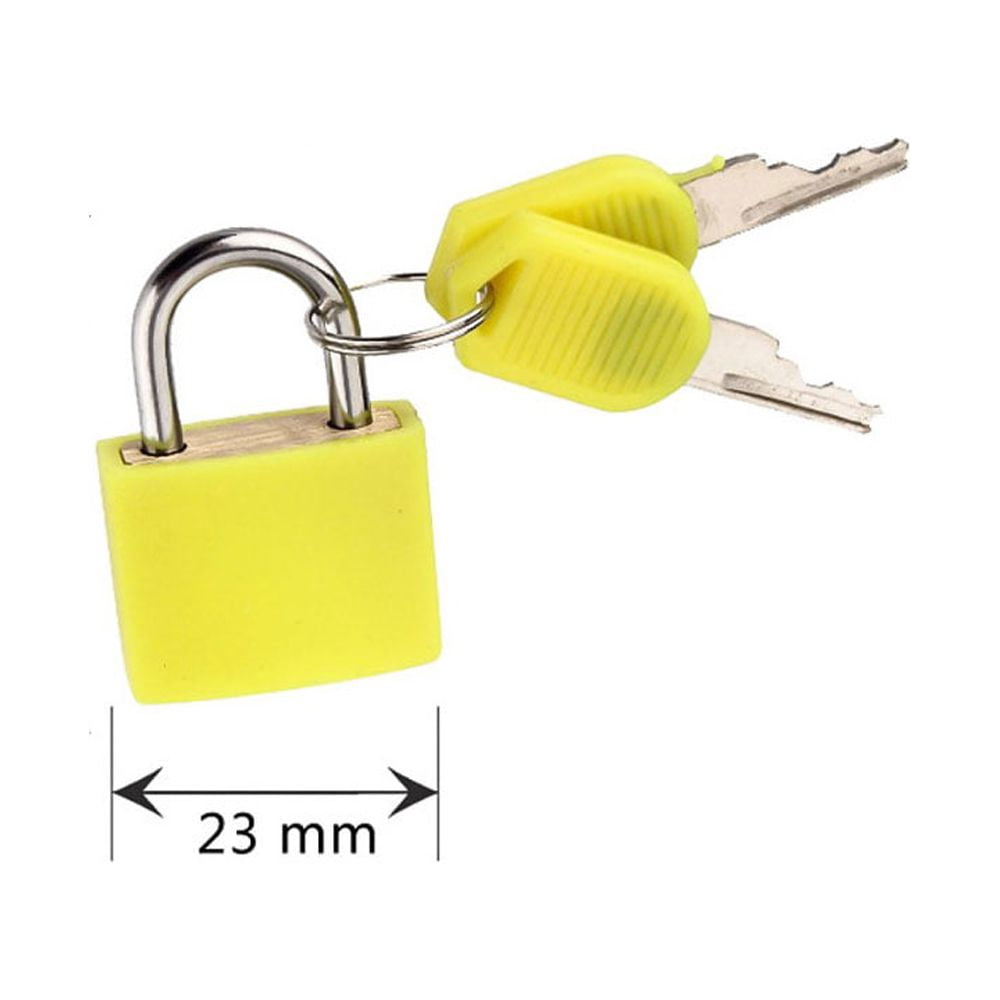 tooloflife Mini Padlock with 2 Keys for Suitcase Bag Luggage Case Lock ...