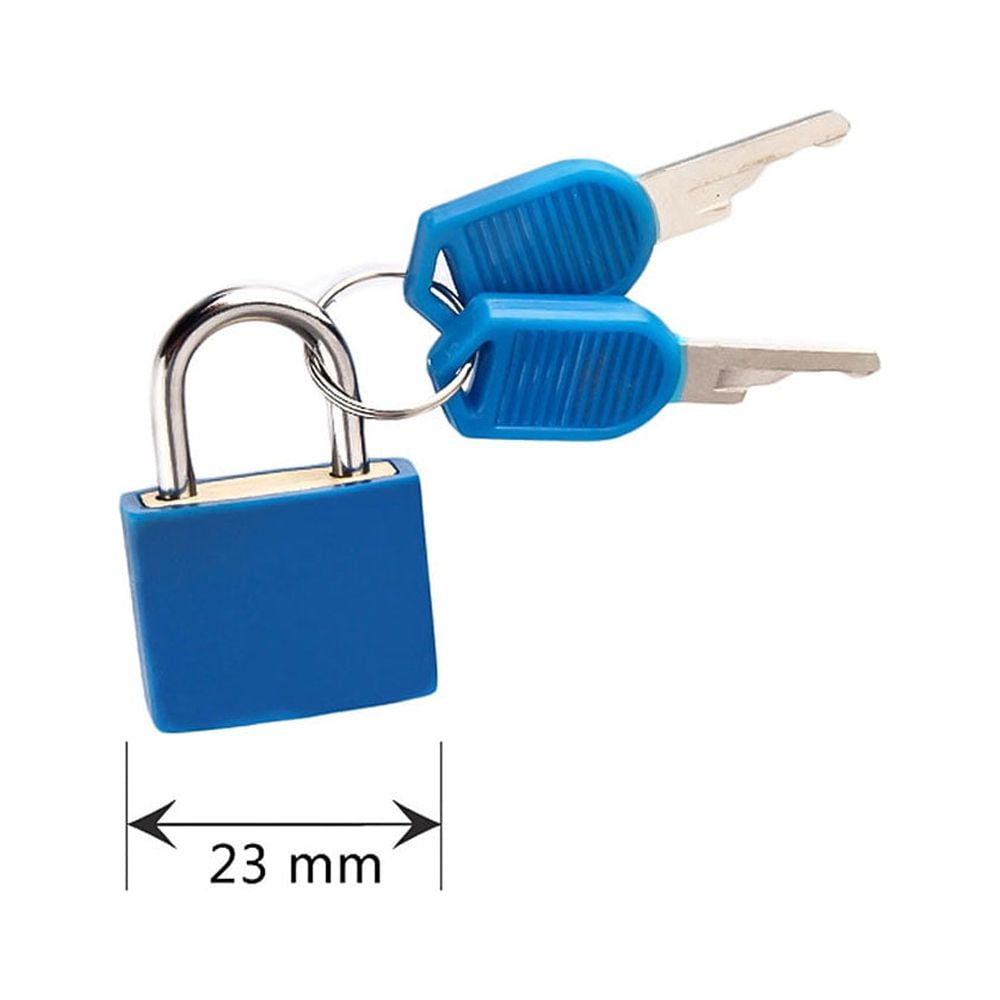 tooloflife Mini Padlock with 2 Keys for Suitcase Bag Luggage Case Lock ...