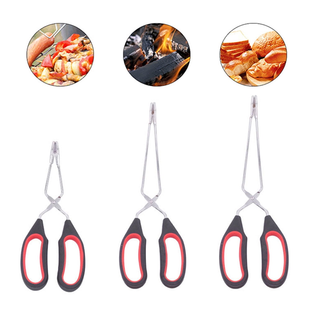 tooloflife Multifunction Food BBQ Tongs Scissors Tongs Grilling Tongs ...