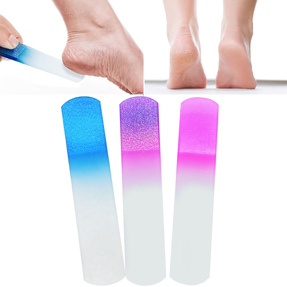 tooloflife Pedicure Foot File Callus Dead Hard Skin Remover Glass with ...