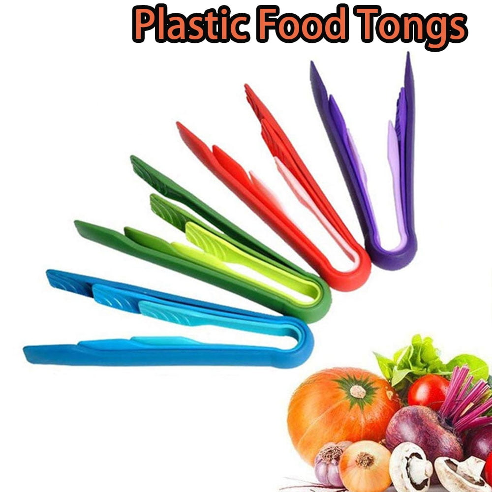 tooloflife Plastic Food Tongs for Cooking Grilling Meat Serving Tongs ...