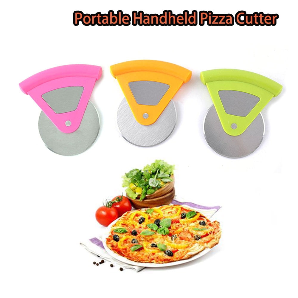 tooloflife Plastic Handheld Pizza Cutter Round Roller Knife Kitchen ...