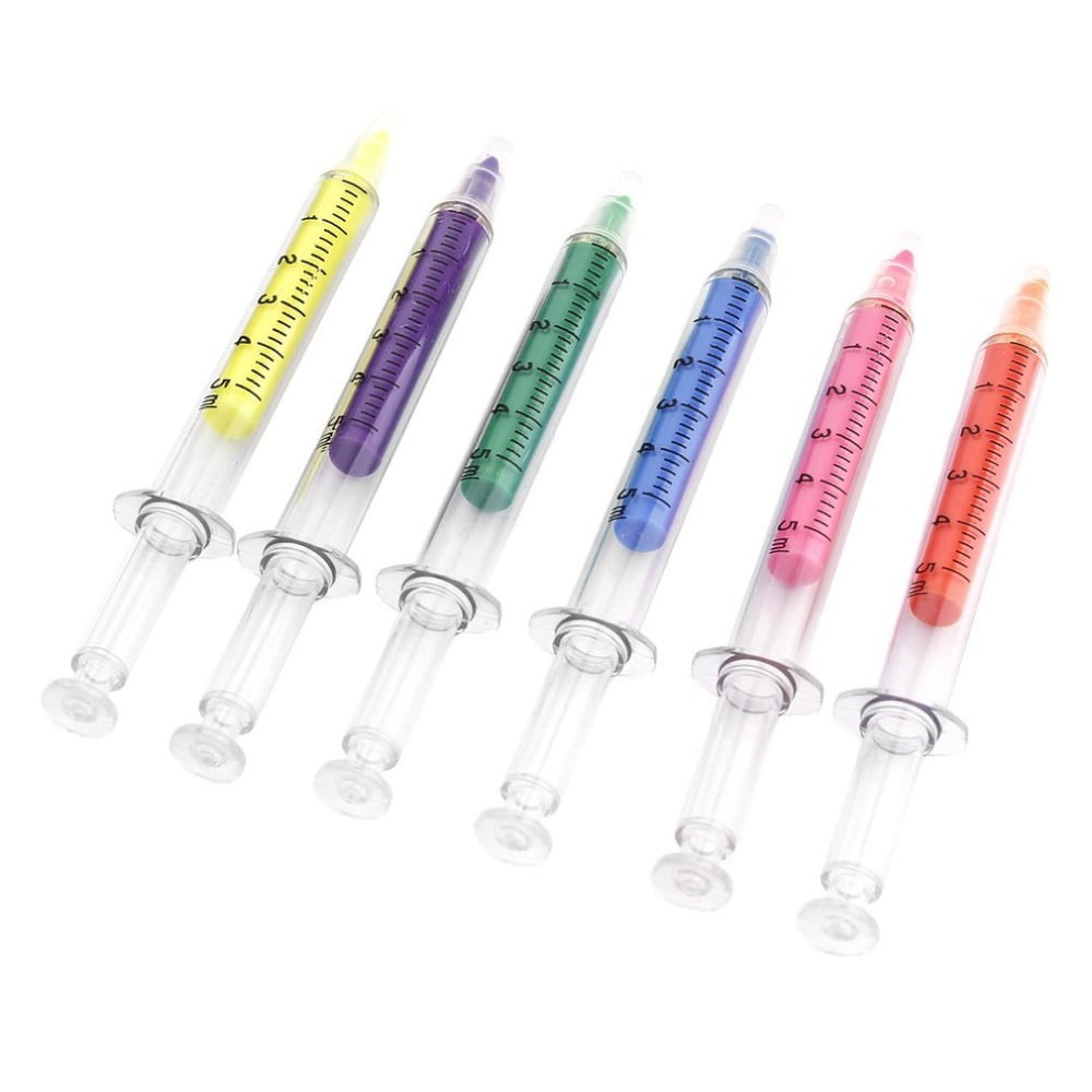 tooloflife Plastic Highlighter Pen Fluorescent Colors Marker Pen ...