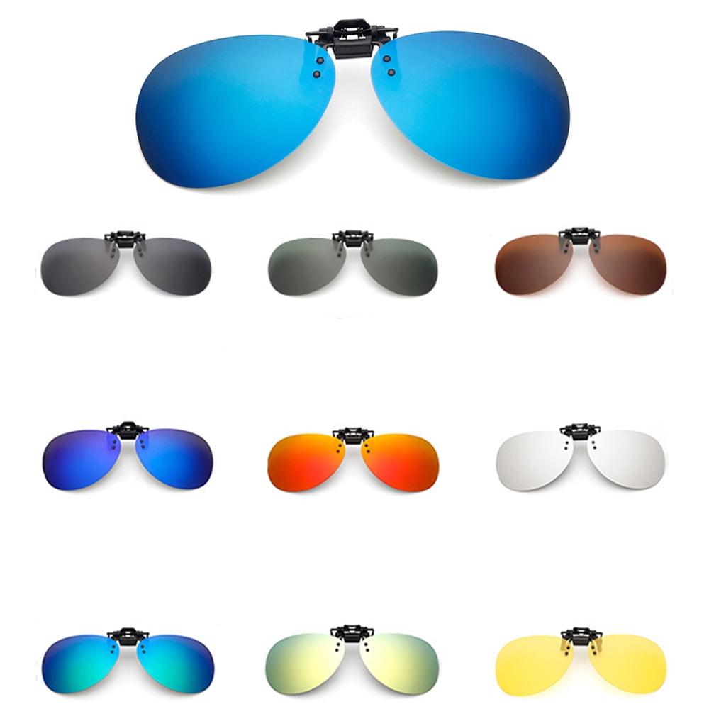 tooloflife Polarized Clip-On Flip Up Clip Sunglasses Polarized Lenses ...