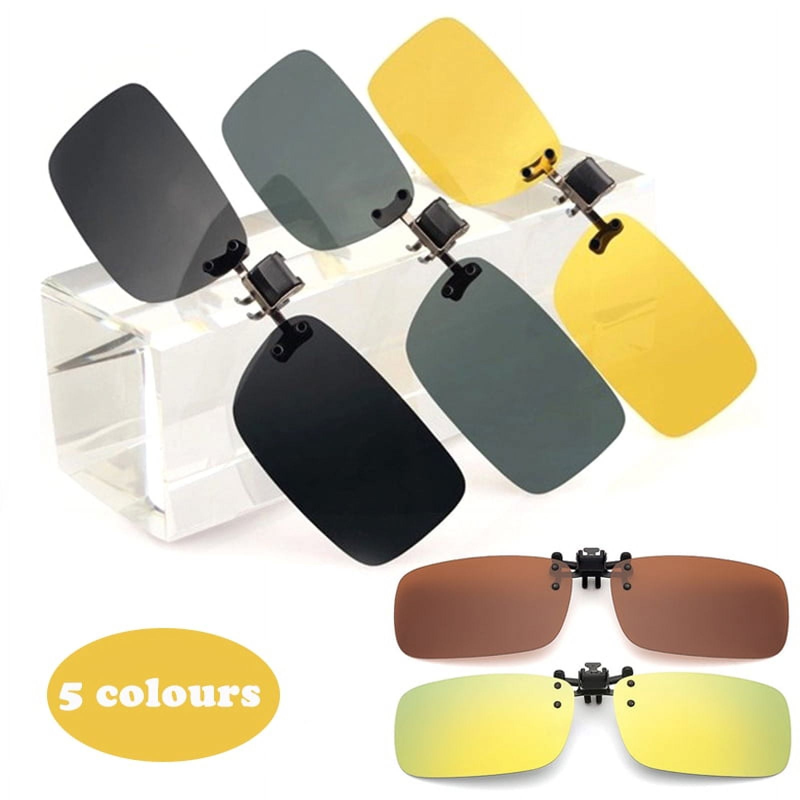 tooloflife Polarized Clip on Sunglasses Polarized lenses Glasses Clip ...