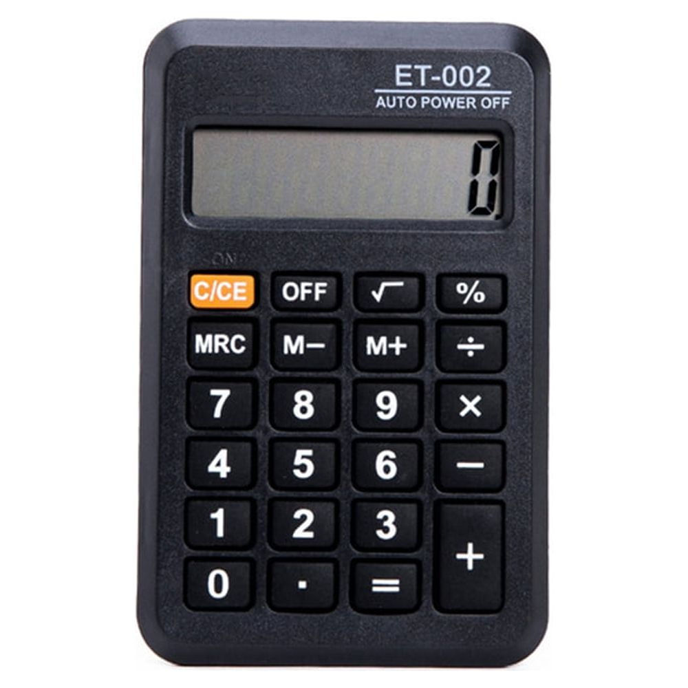 tooloflife Premium Mini Pocket Calculator with Leather Cover for Basics ...