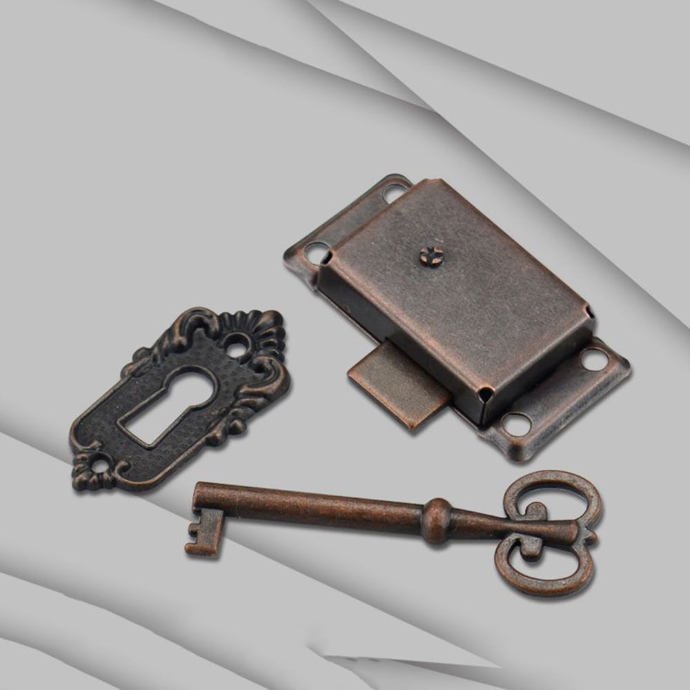 tooloflife Vintage Lock for Jewelry Antique Cabinet Lock Old Lock ...