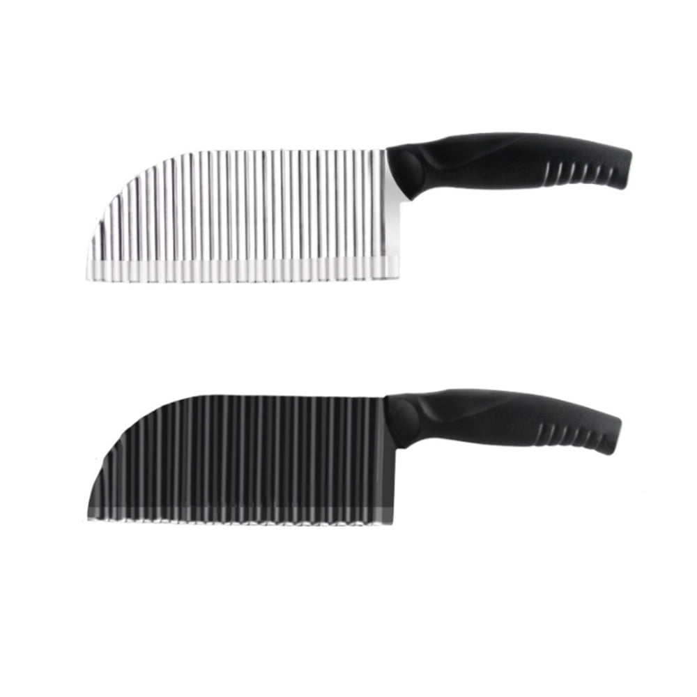 tooloflife Wave Slicer Crinkle Potato Cutter Wave Blade Stainless Steel ...