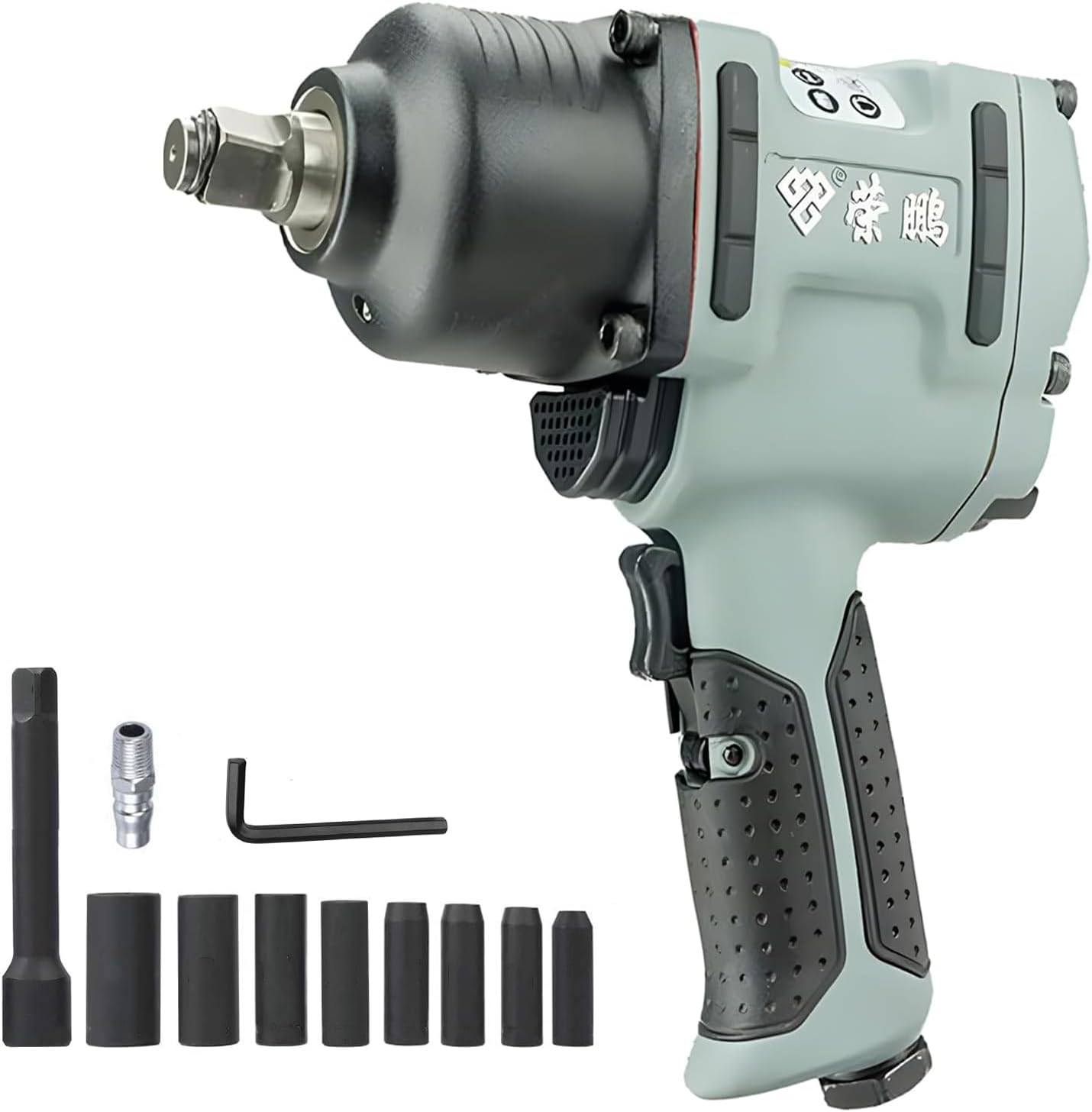 **tools r-7445 heavy duty twin hammer 1/2-inch aluminum air impact ...