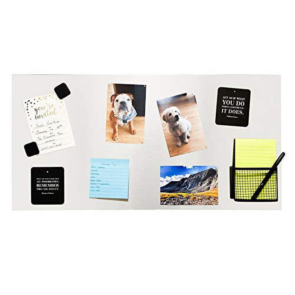 totalElement 28 x 14 Inch Magnet Board, Frameless Metal Magnetic ...