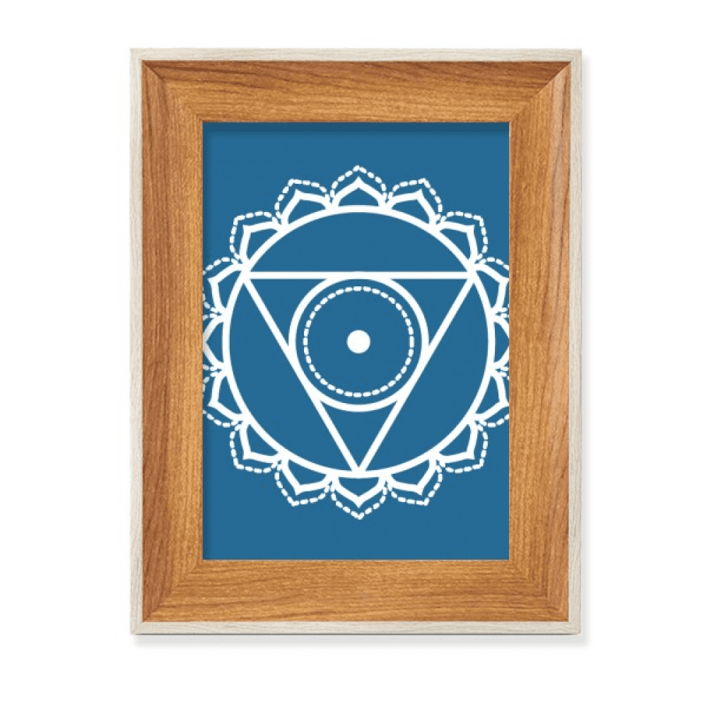 totem flower geometry symbol desktop wooden photo frame display picture ...