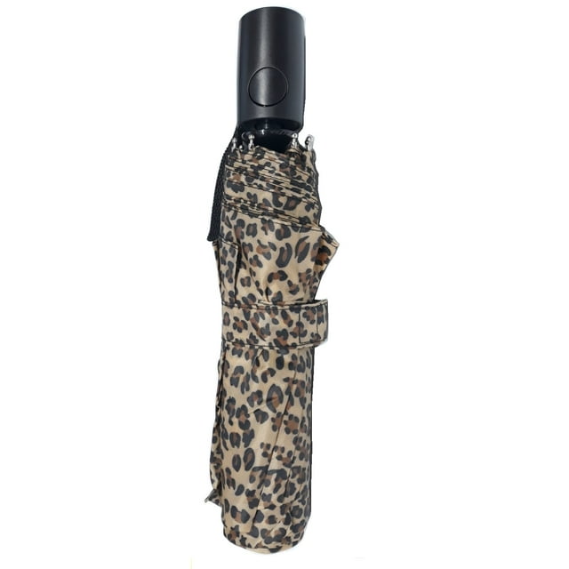 totes Basic Auto-Open Umbrella 42 Coverage Leopard Print - Walmart.com