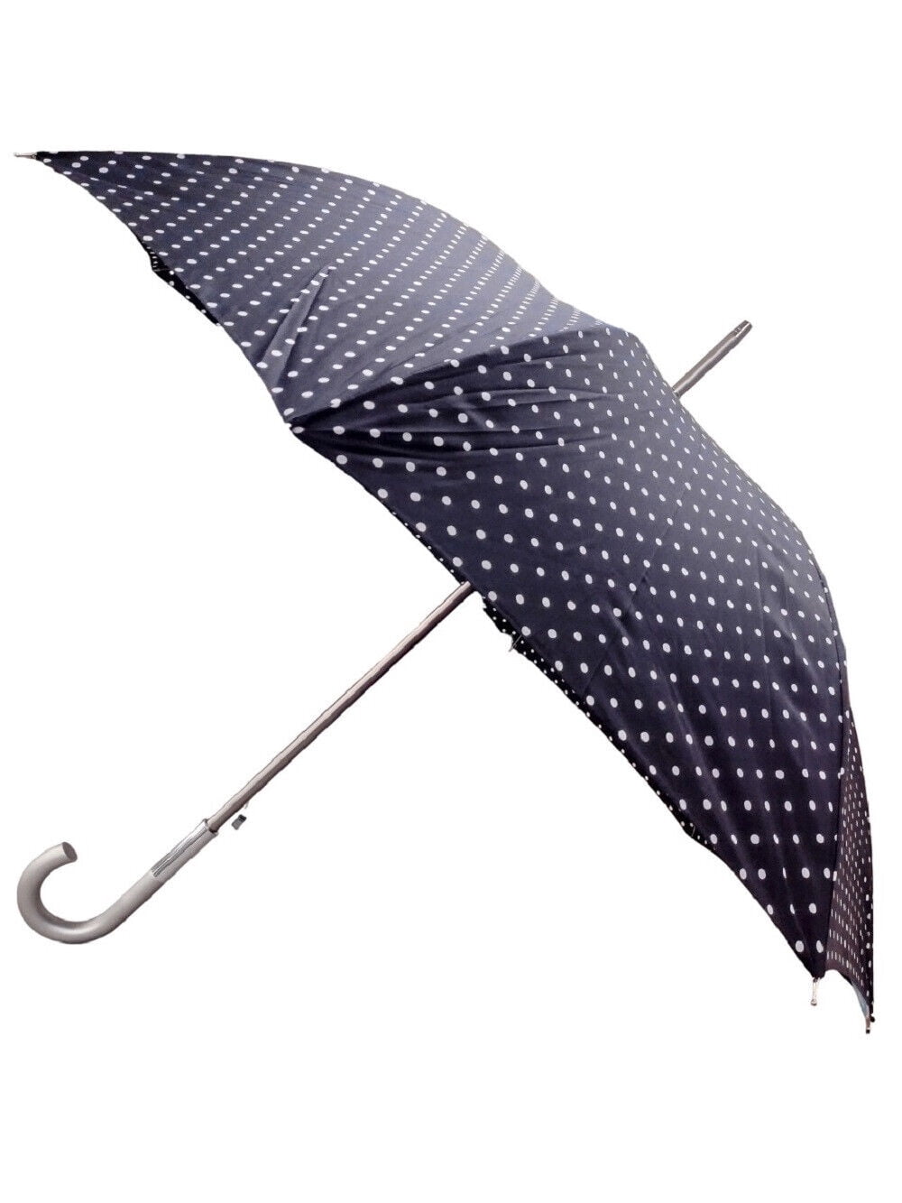 totes Large Eco Auto-Open Stick Umbrella with a Classic J Hook Curved ...