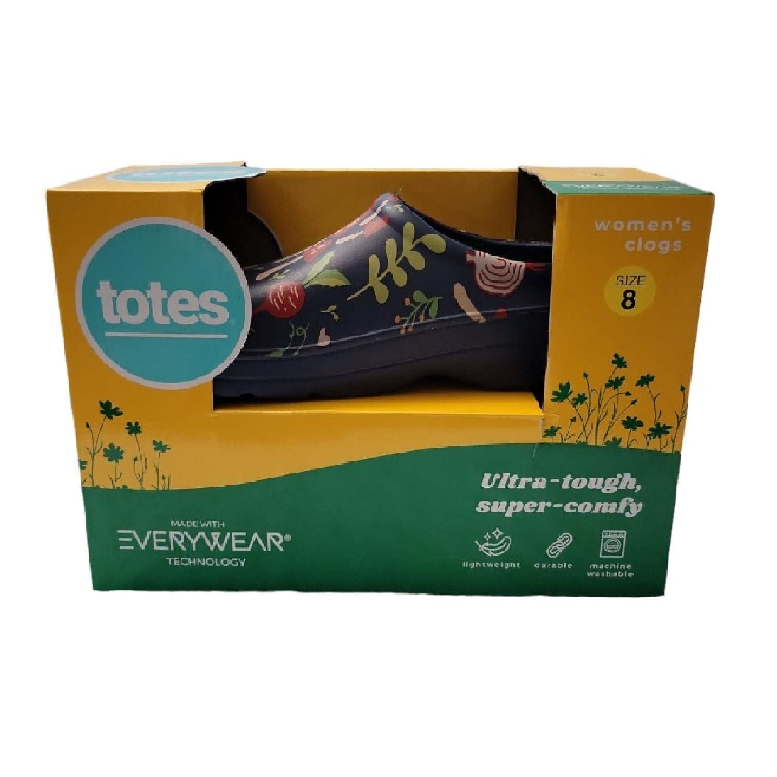 totes Women's Gardening Clog, Durable, Lightweight, Waterproof, Comfy ...