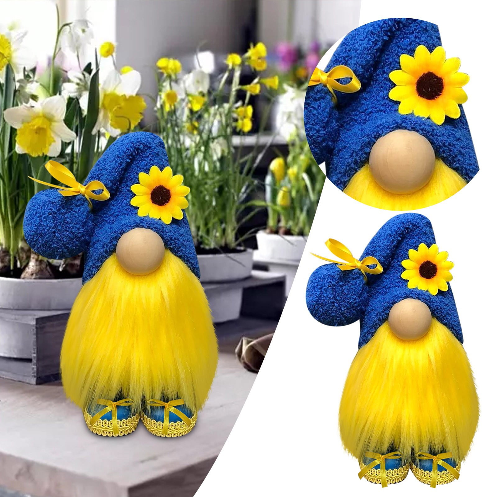 Totil Desktop Ornament Desktop Faceless Gnomes Ornaments Doll Handmade ...