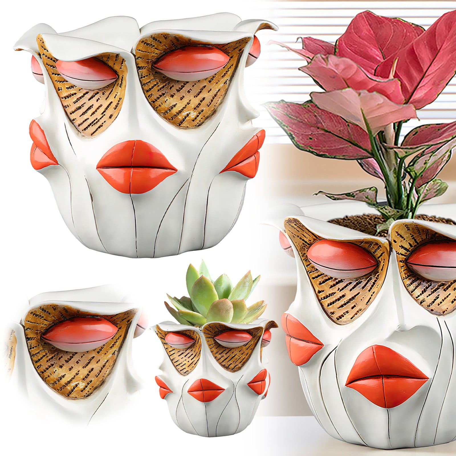 totil Flower Pots Abstract Colorful Flower Pots Abstract Art Making Old ...