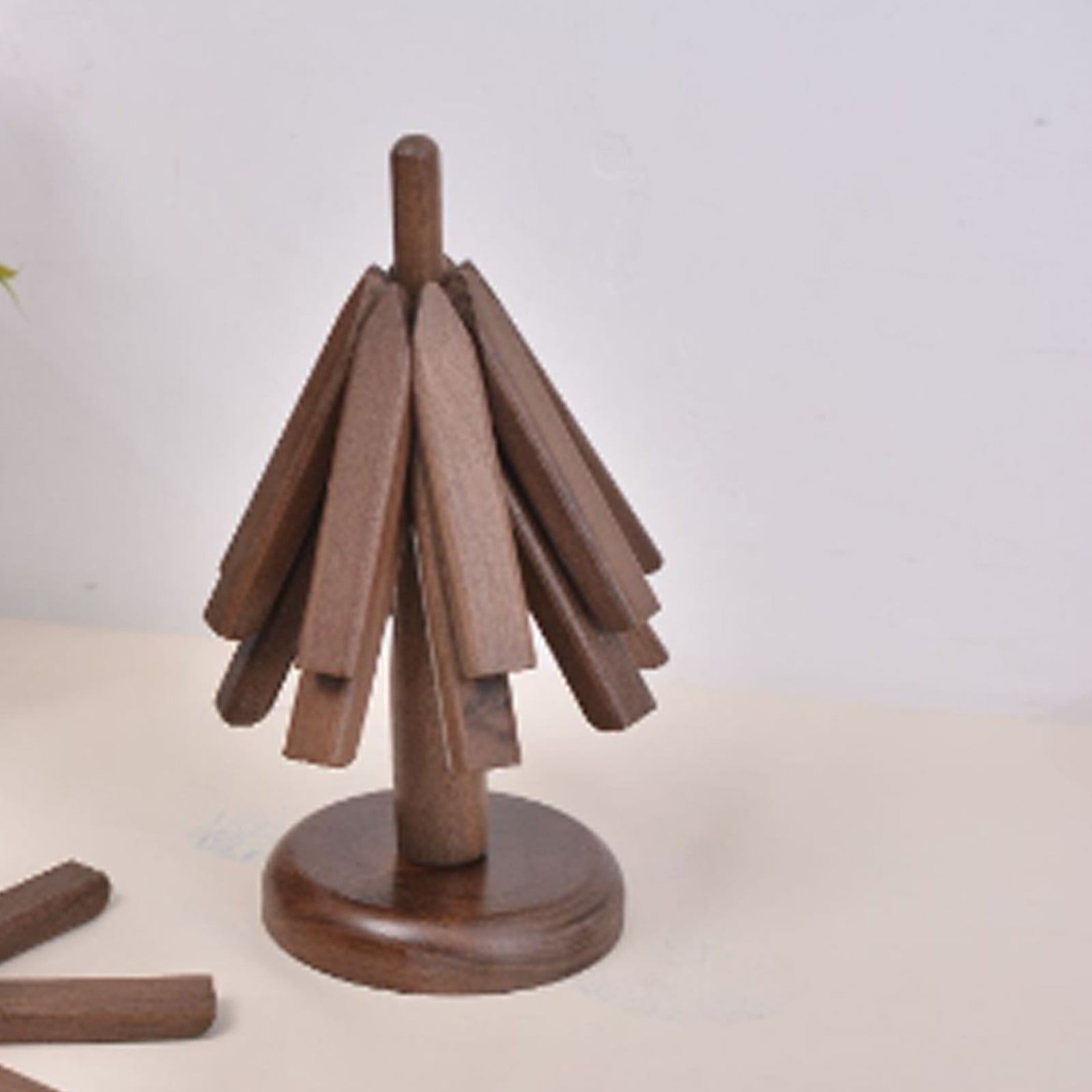 totil Placemat Wooden Tree Trivet Wooden Trivets for Hot Dishes Tree ...