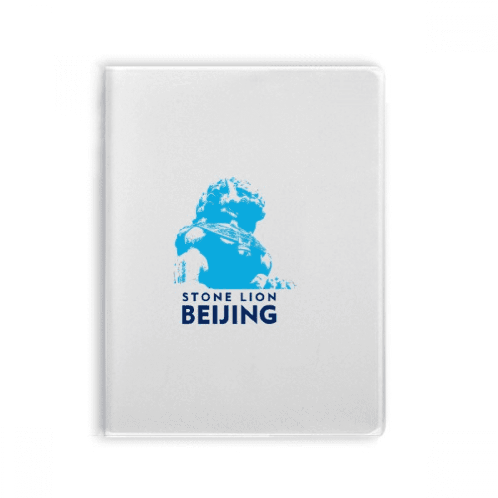 tourism st lion beijing china notebook gum cover diary soft cover ...