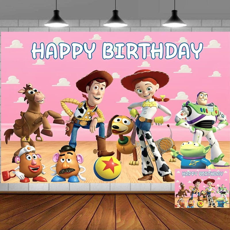 toy story Backdrop Banner Party Supplies Poster Movie Theme Background ...