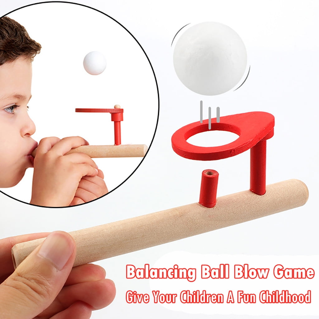 toys under $5! Floating Blow Pipe Balls Game, Stress Reliever Balance ...