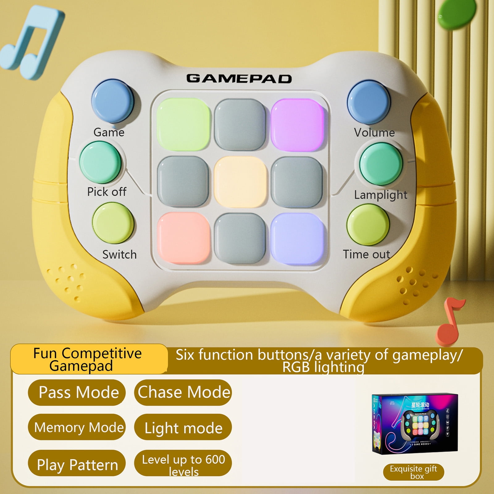 toys for girls 1 years Fast Push Game Fidget Toys Upgraded Flashing Games It For Kids Quick Push ...