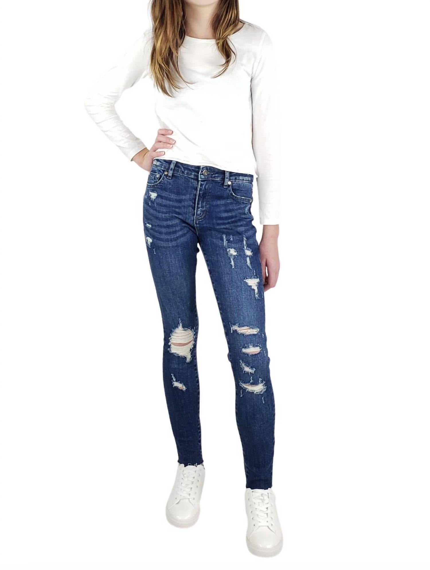 tractr Girl High Rise Skinny Jean - Walmart.com