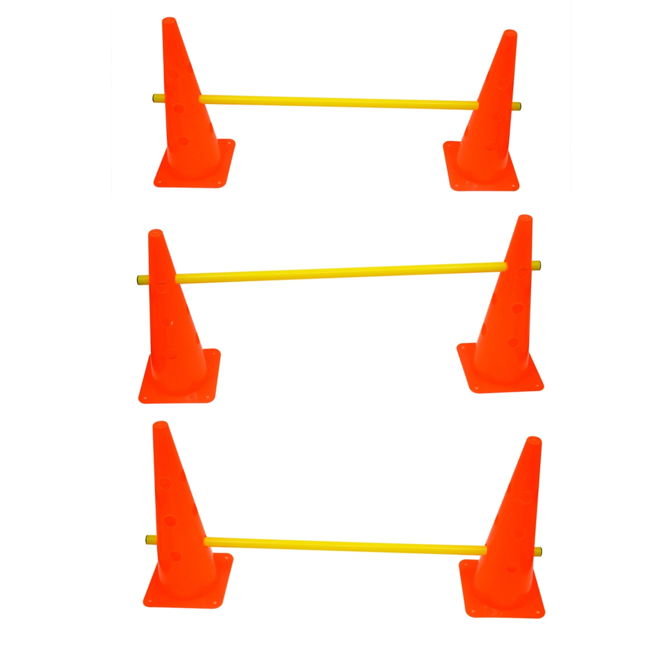 Agility Cone Hurdle Pole Set Training Equipment - Walmart Business Supplies