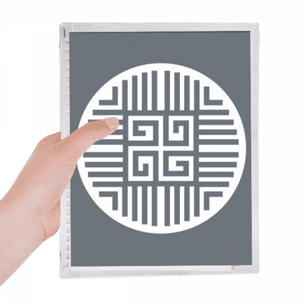 traditional four blessings china symbol notebook loose diary refillable ...