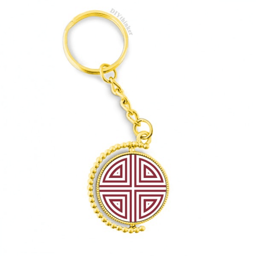 traditional four china chinese symbol metal connector key chain ...