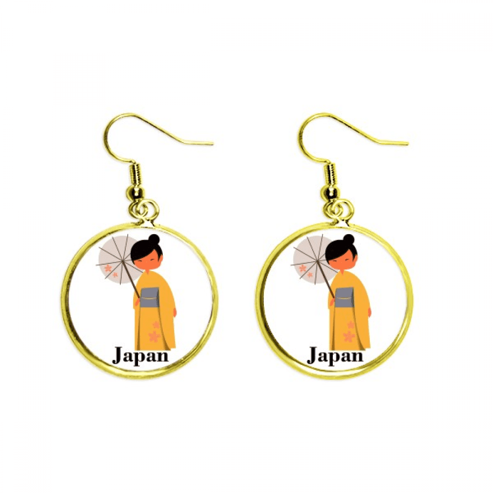 traditional japanese women dress code earring dangle en drop earring ...