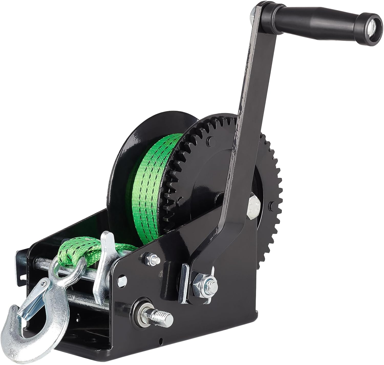 trailer boat winch 3500 lbs heavy duty hand crank winch with 26 ft ...