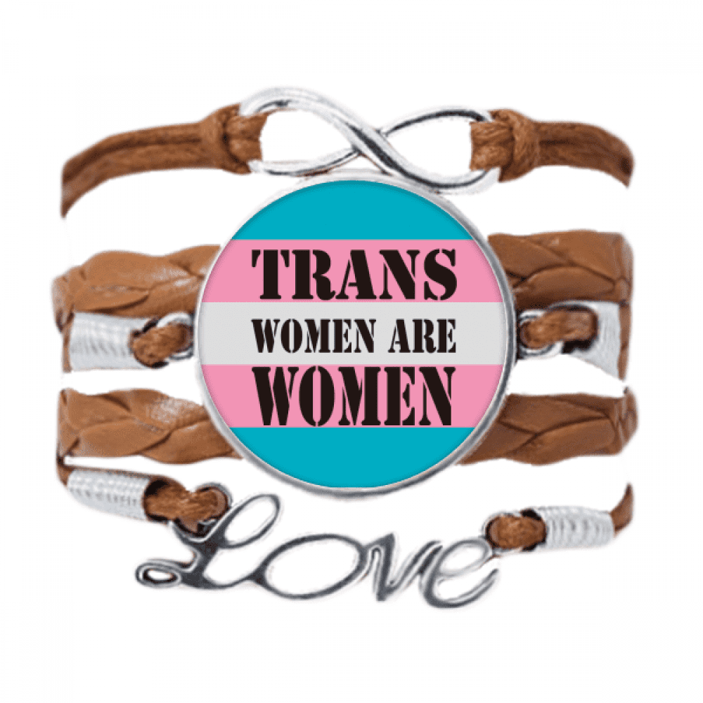 trans woman support lgbt transgender bracelet love chain ornament ...