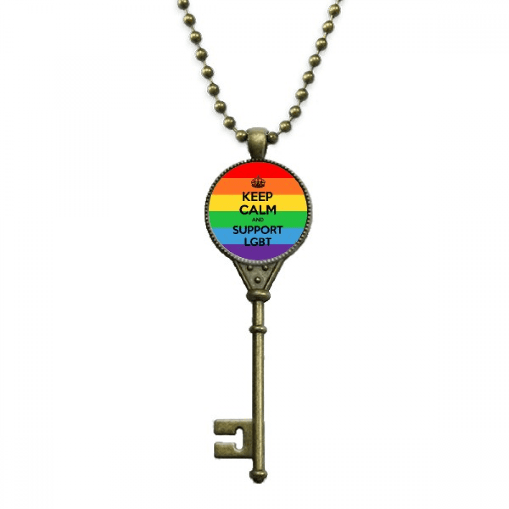 transgender bisexuals flag lgbt key necklace pendant tray embellished ...