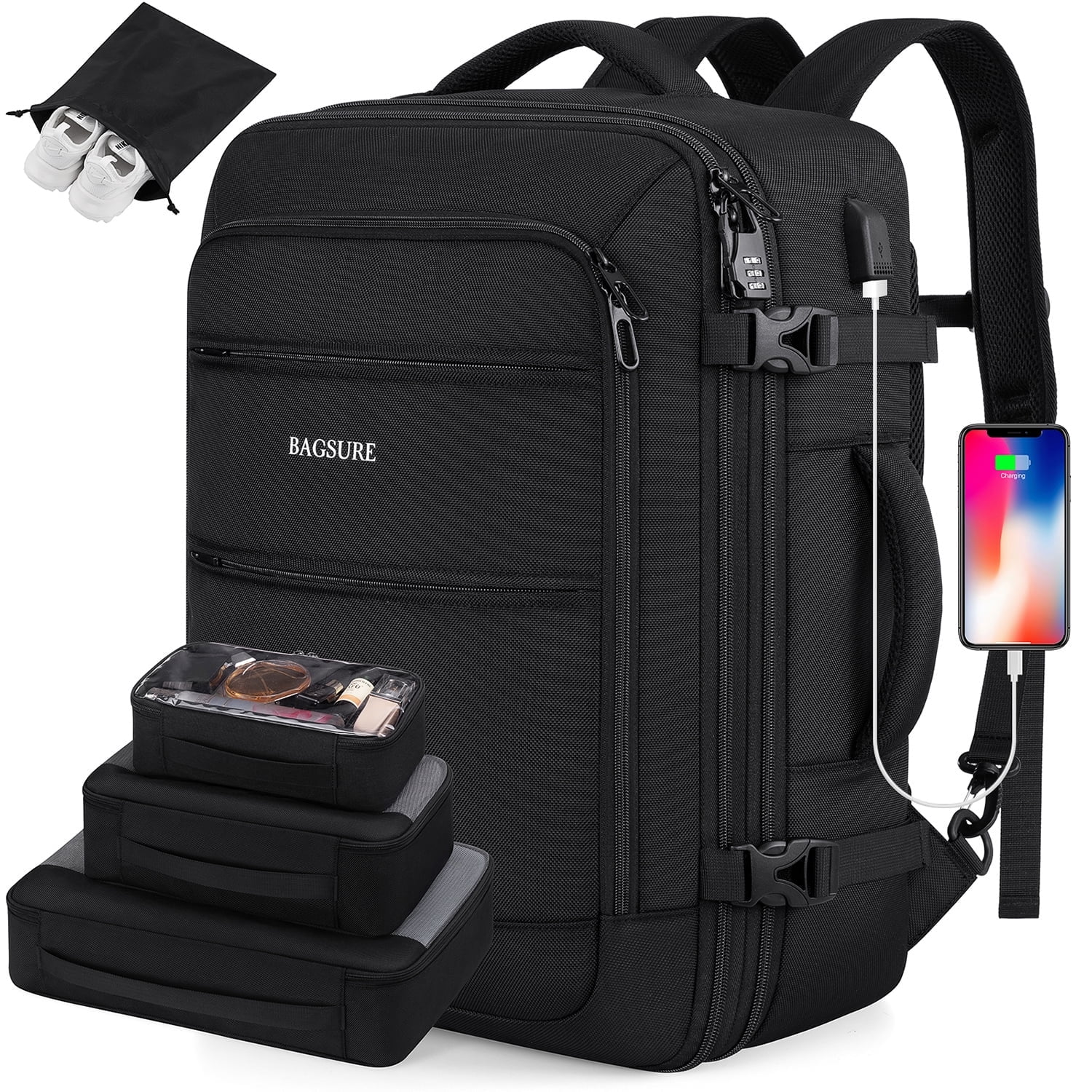 travel backpack for men & women carry on backpack flight approved ...