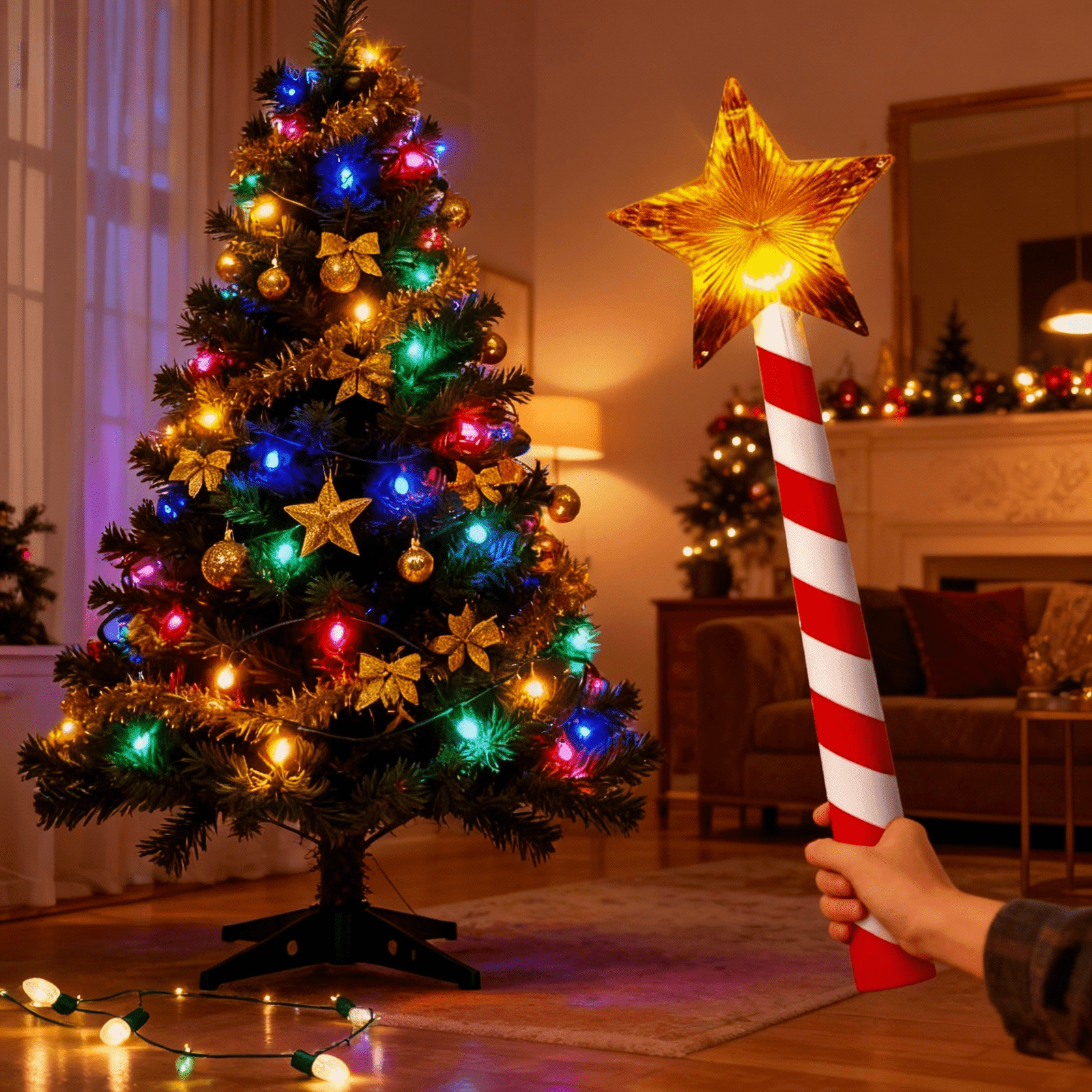 tree lighting wand, Christmas Magic Light Wand , Light Controller, Tree ...