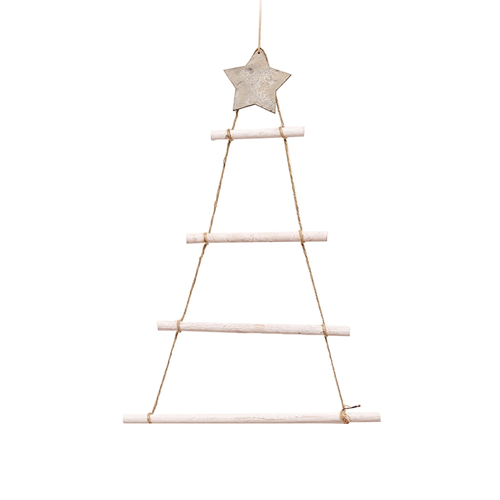 tree topper Hangs Christmas Log Hanging Tree Triangle Wall Door Hanging ...