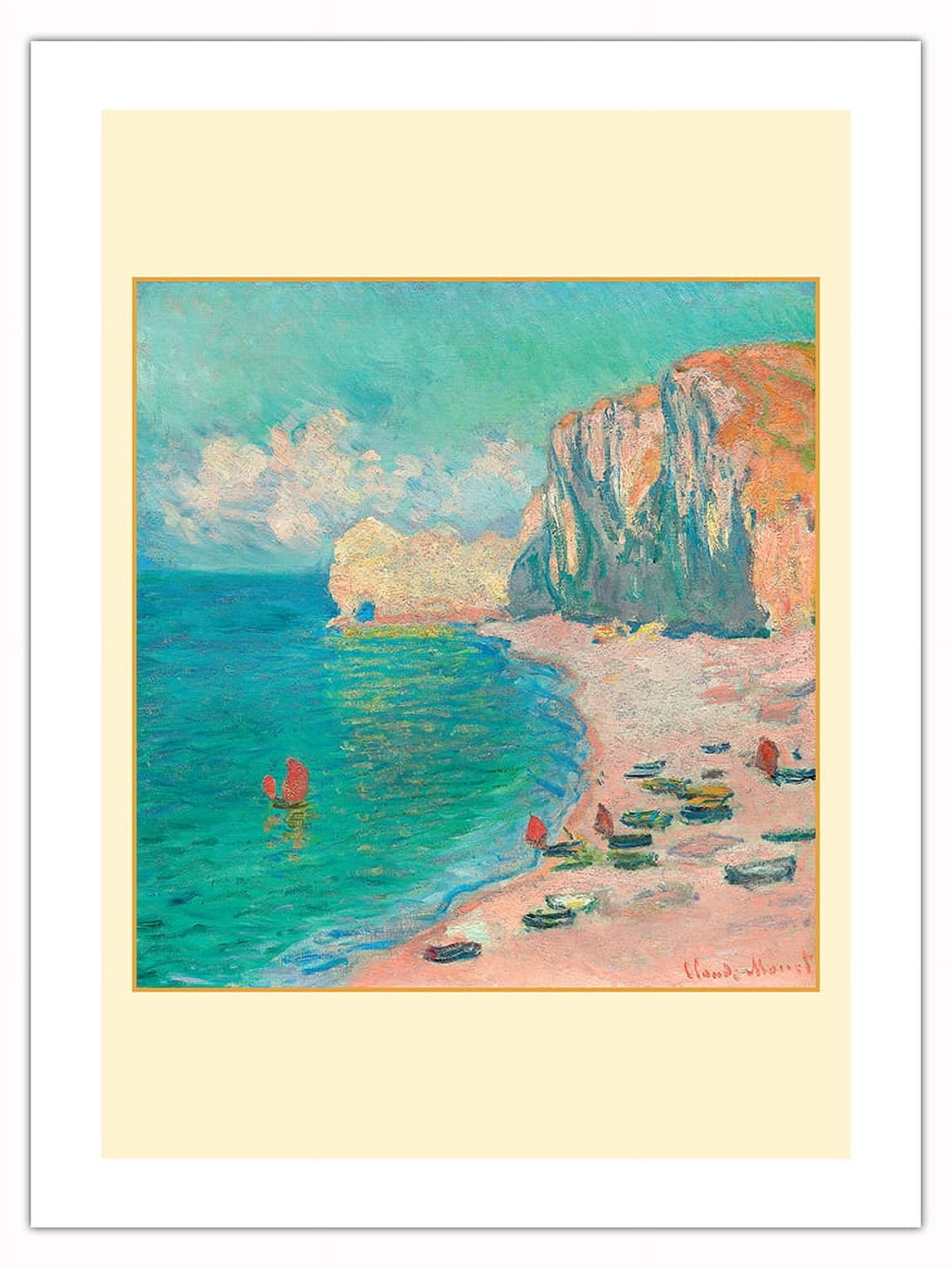 Étretat: The Beach and the Falaise d'Amont - Normandy Coast France ...