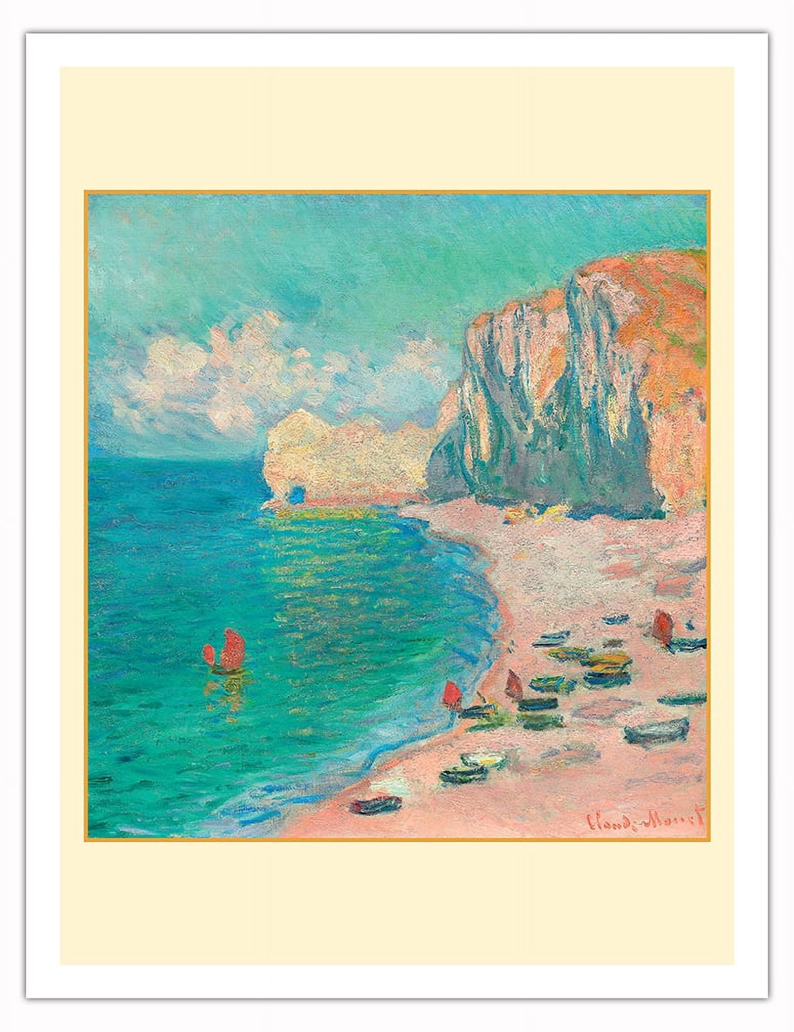 Étretat: The Beach and the Falaise d'Amont - Normandy Coast France ...