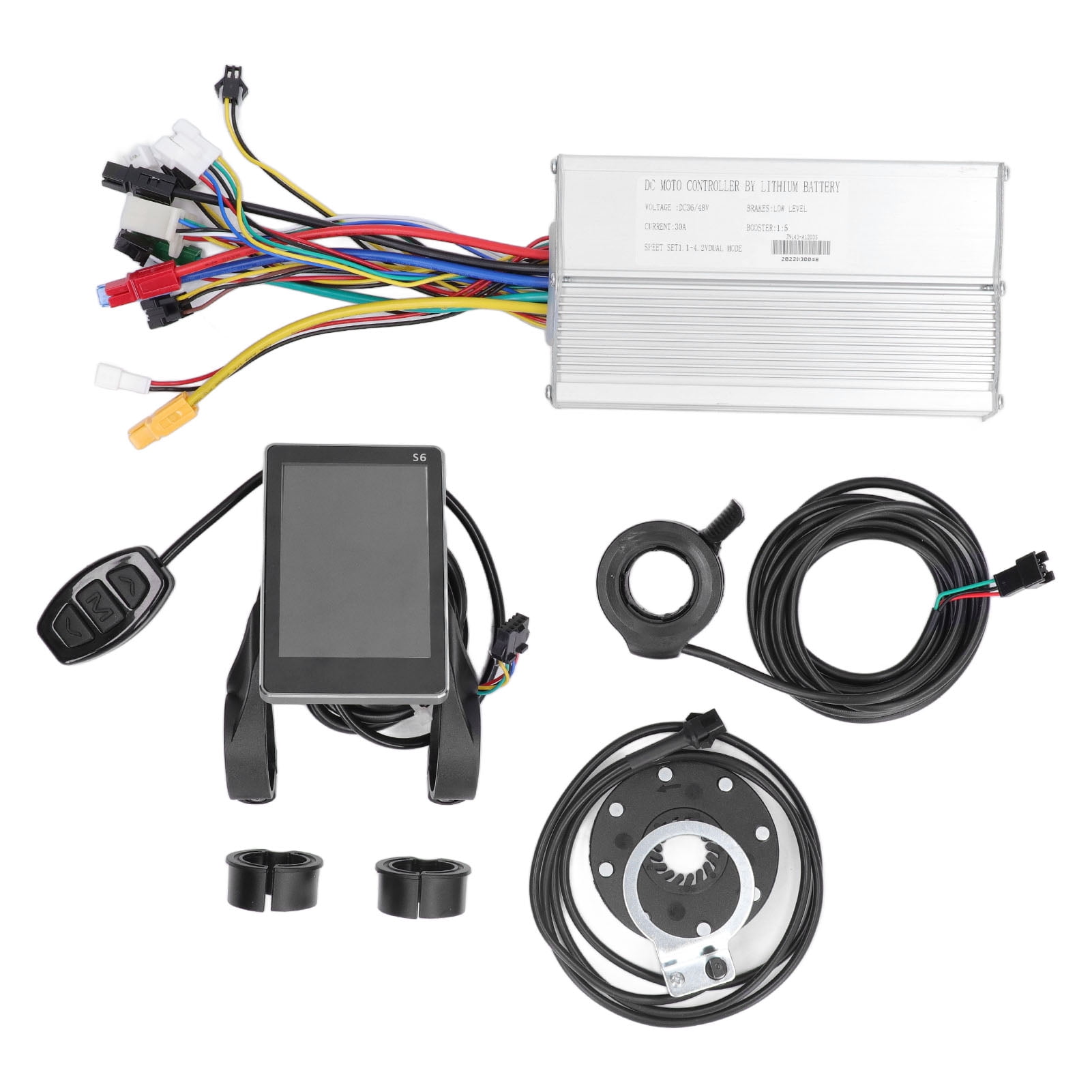 tric Motor Brushls Controll Kit 30A tric BicyclModification Kit with S6 ...