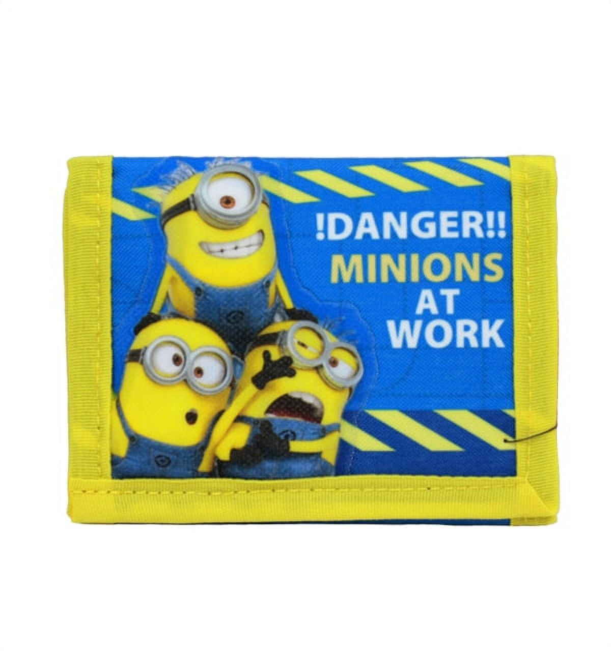 Despicable Me Kids Unisex Trifold Wallet Yellow/Blue Universal Minions ...