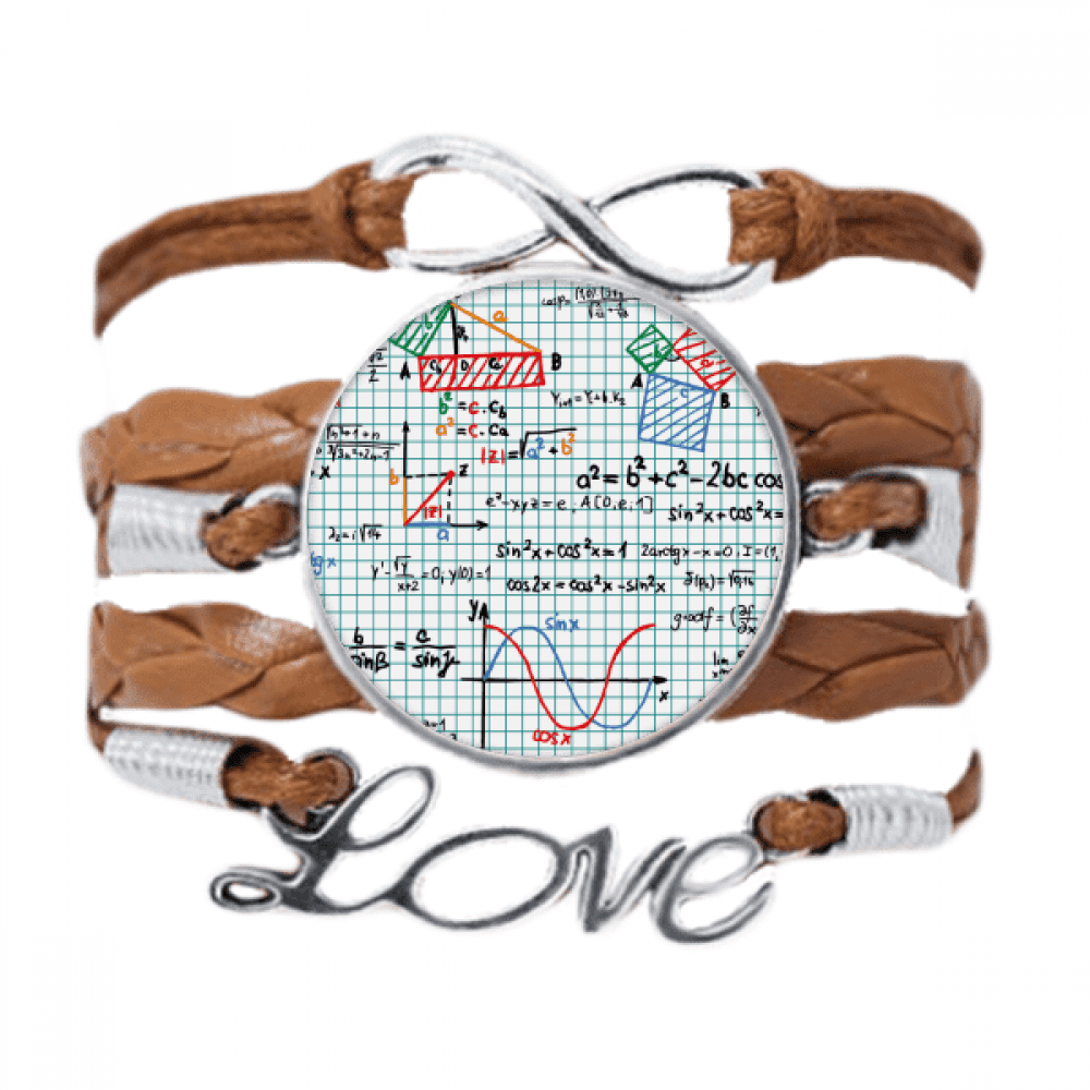 trigonometric function mathematical formulas bracelet love chain ...