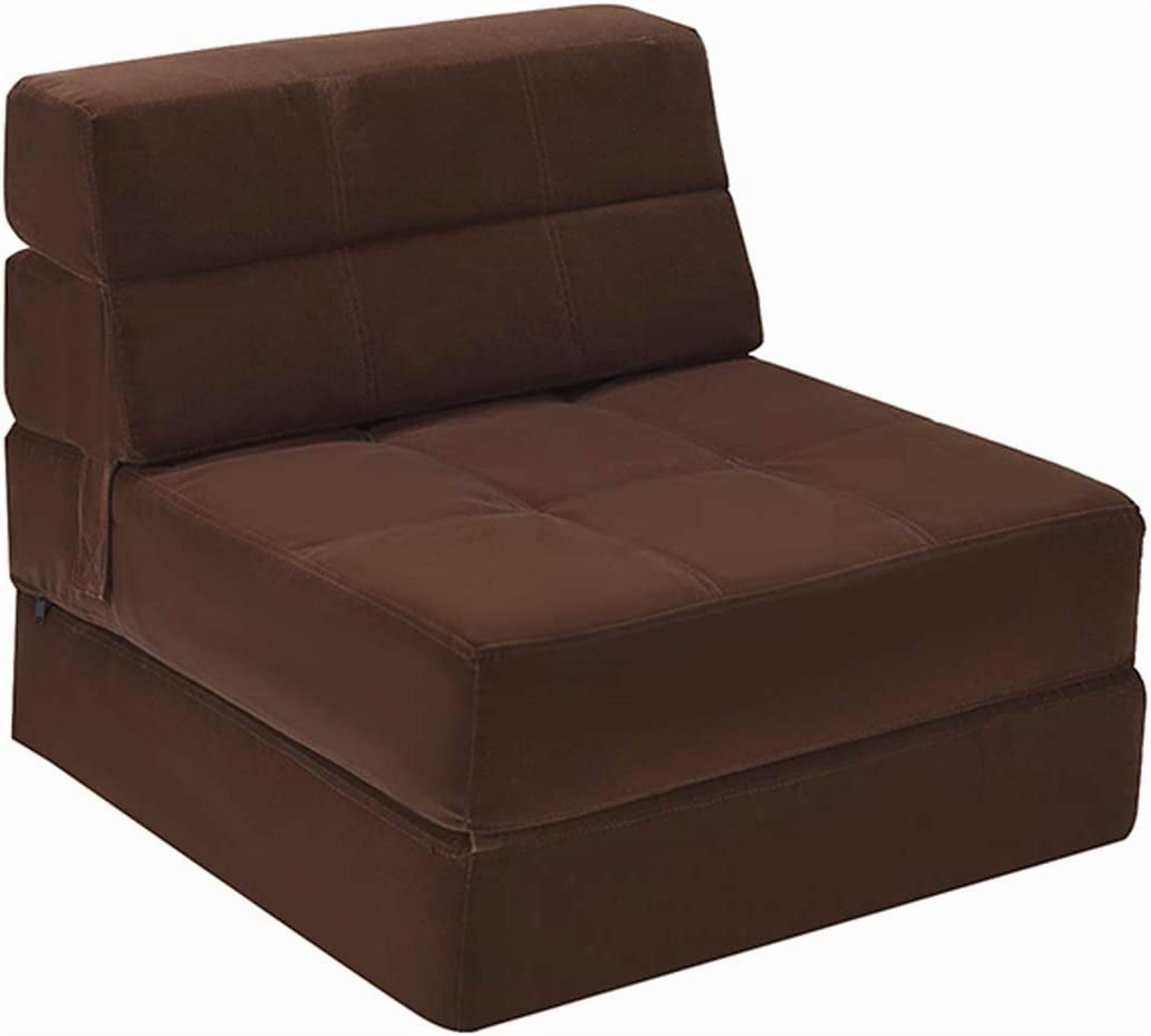 **triple fold down sofa bed, convertible tri-fold floor couch, modern ...
