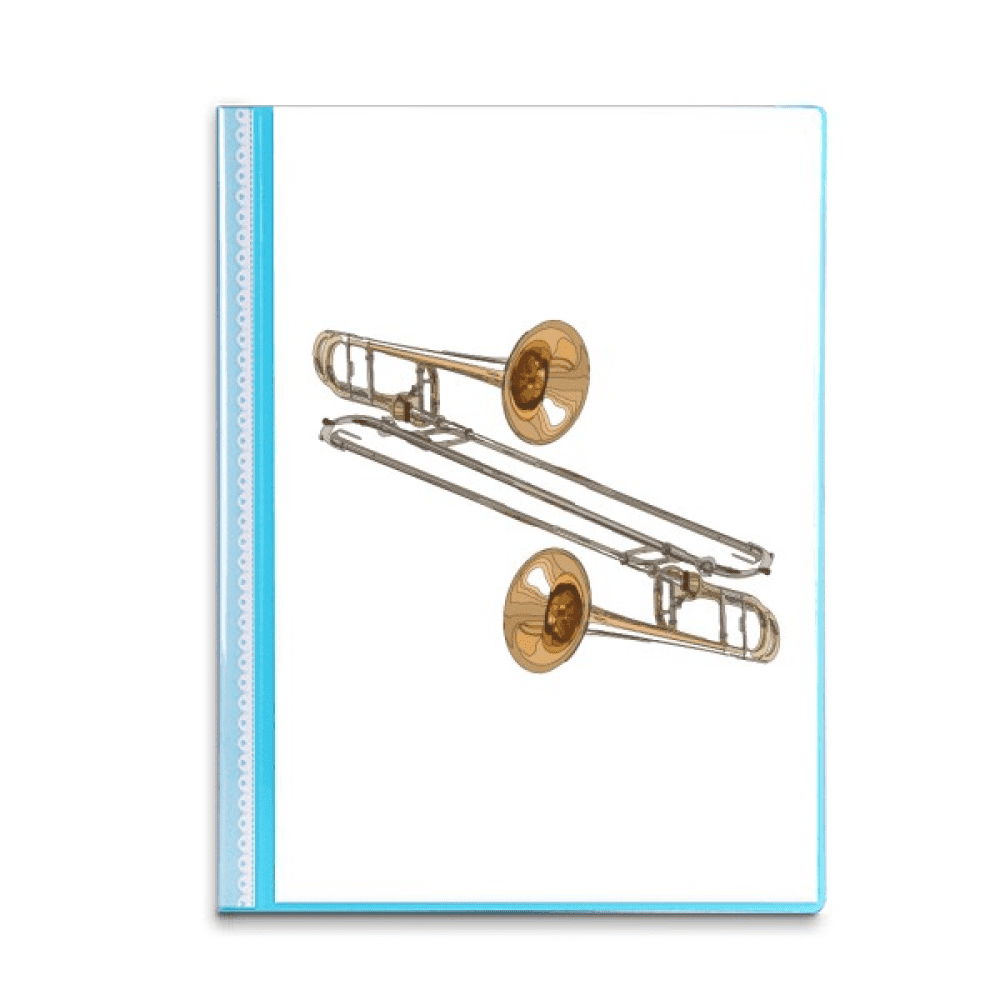 tromb wind classical music instrument book sheet protectors portfolio ...